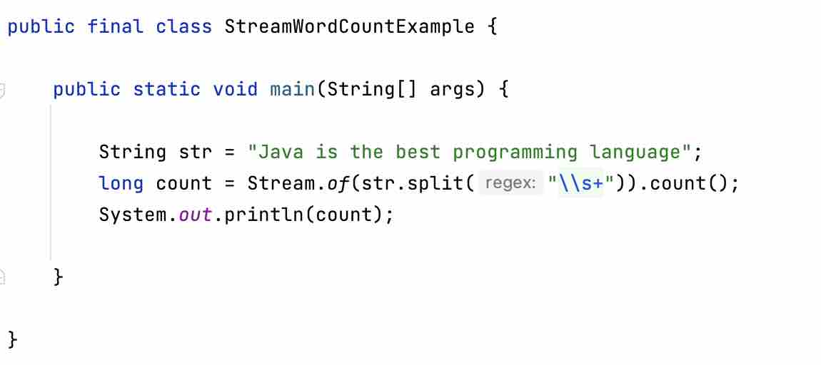 Java Stream Word Count Example Java Stream Word Count Example
